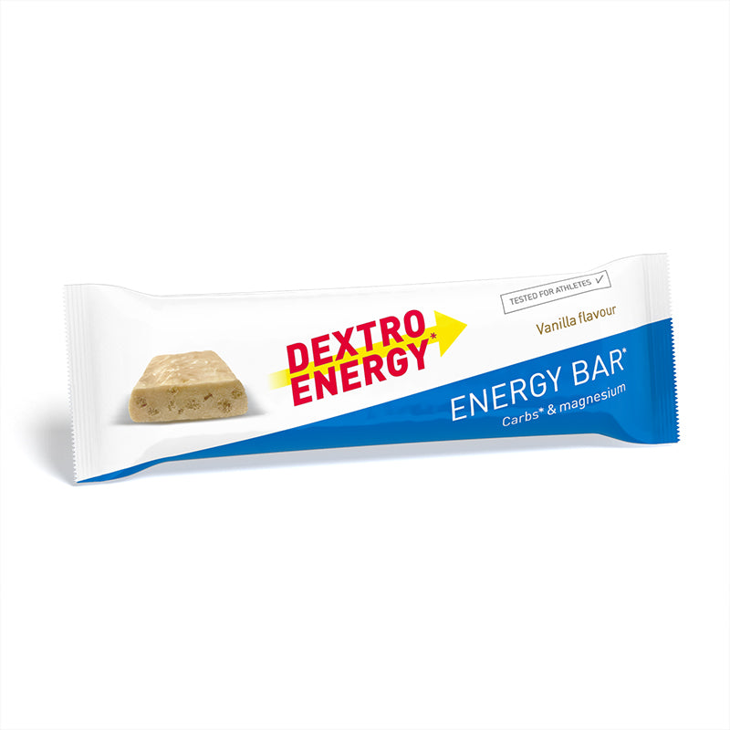 Vanilla Energy* Bar: The vanilla energy bar from Dextro Energy*