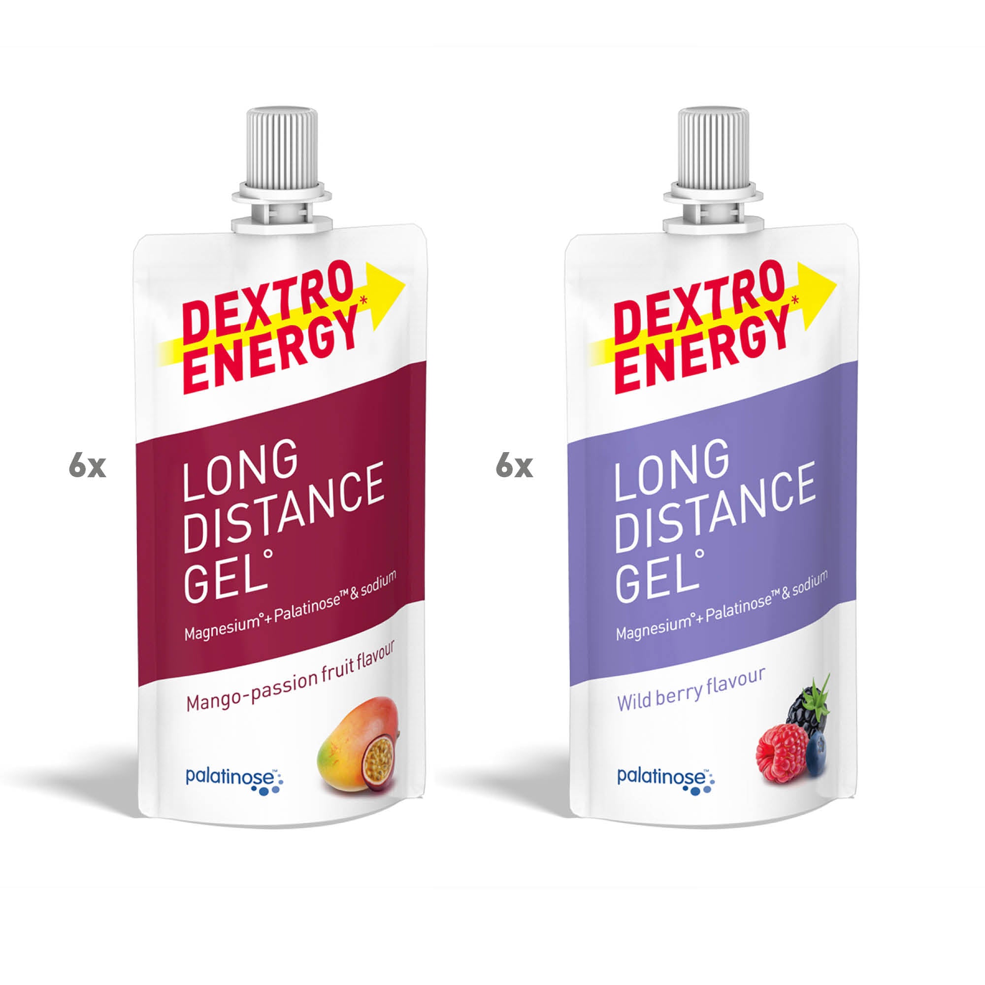 Dextro Energy* Long Distance Gel° Mix Pack: Energiegel