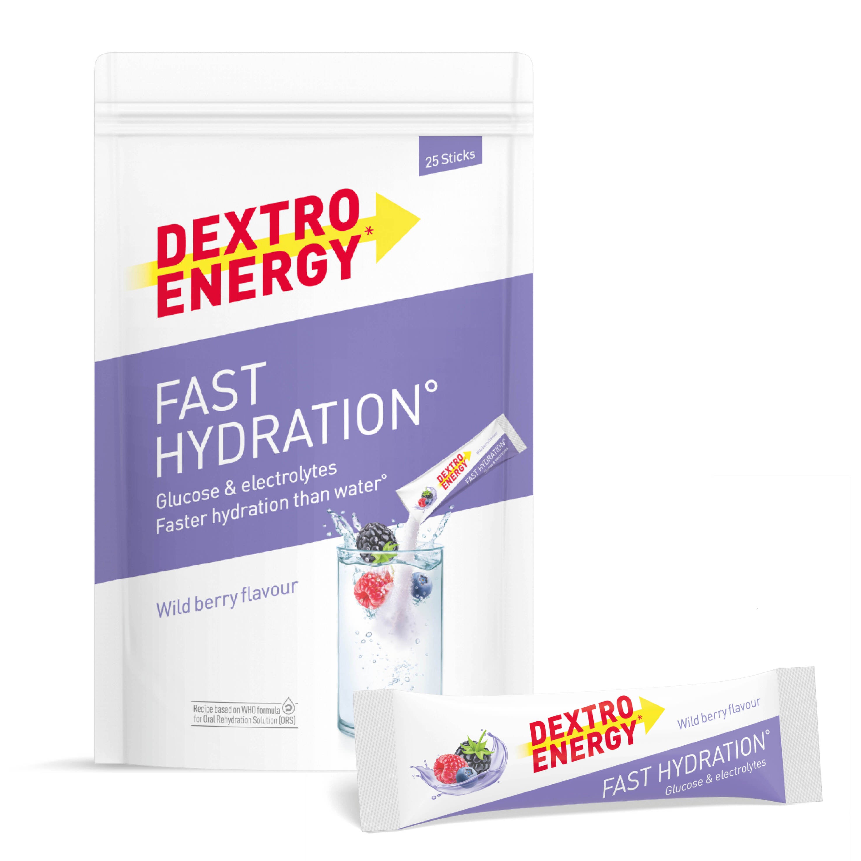 Dextro Energy* Zero Calories° Orange: Calorie-free electrolytes
