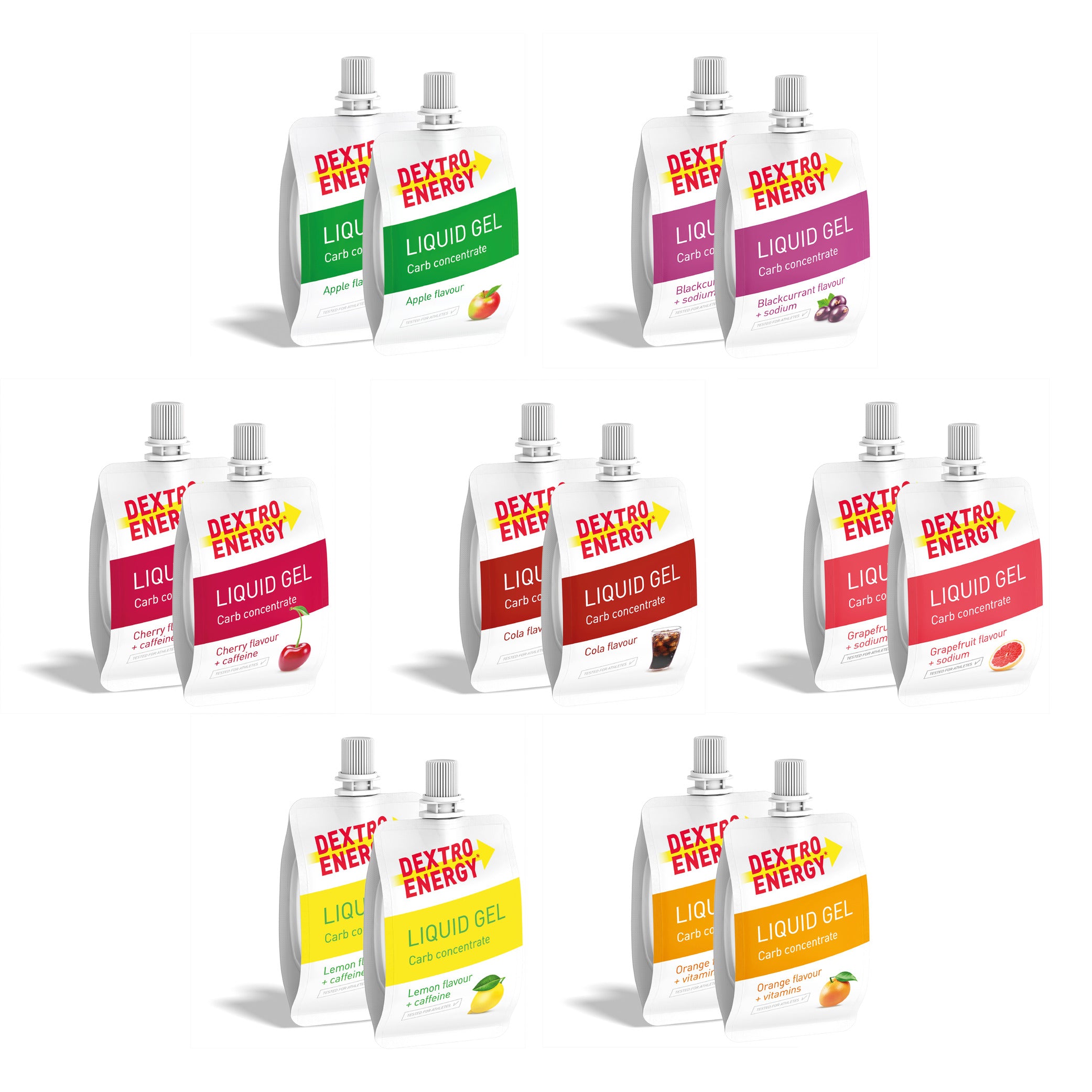 Liquid Gel Mix Pack: Kohlenhydrat-Gel fürs Training – Dextro Energy*